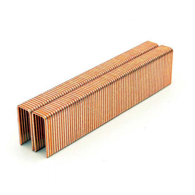 N21 16GA Galvanized Flooring Staples 2 Inch Yellow 7/16 inch Crown